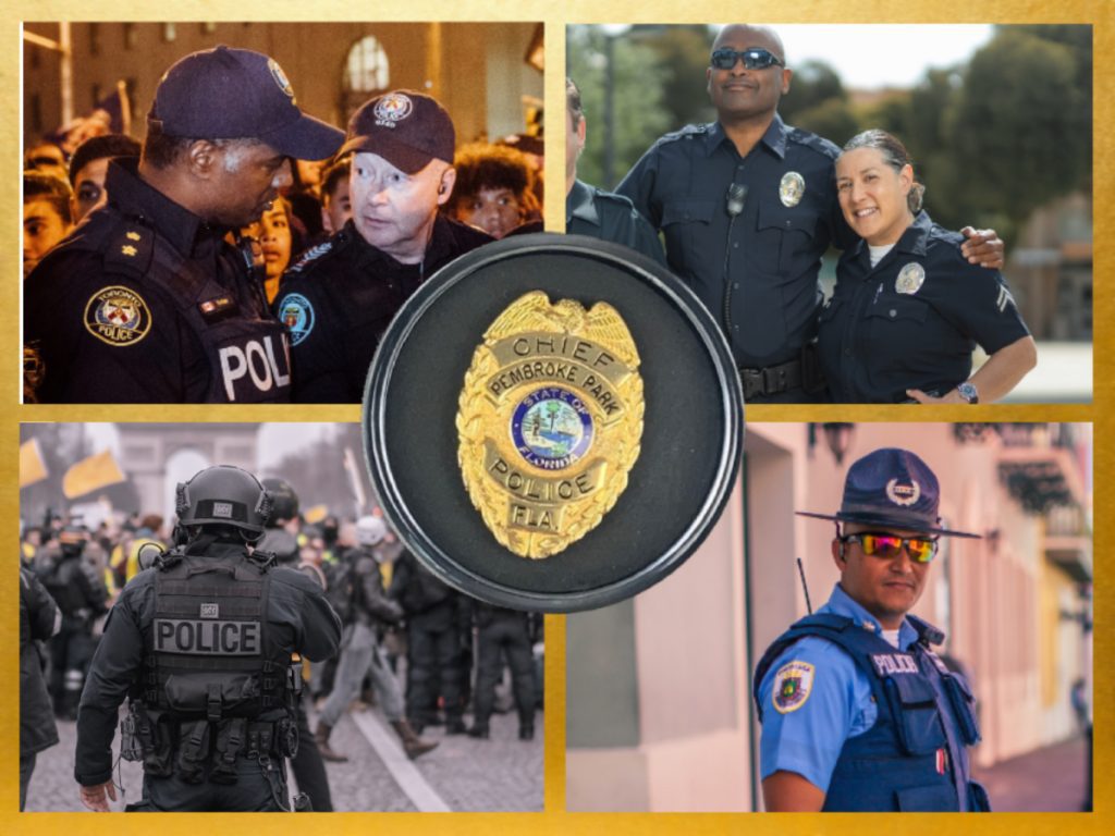 Kudos | Badge Display Case with Stand | Police & Fire Badge Holder